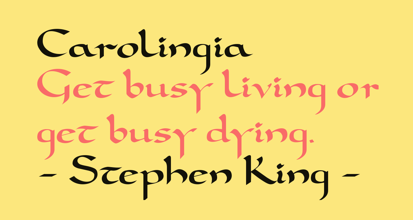 Carolingia free Font - What Font Is