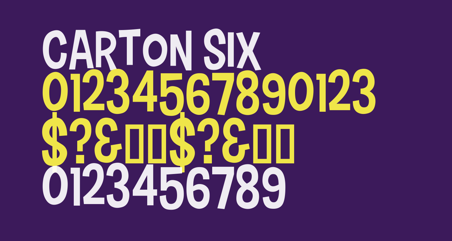 Carton Six free Font - What Font Is