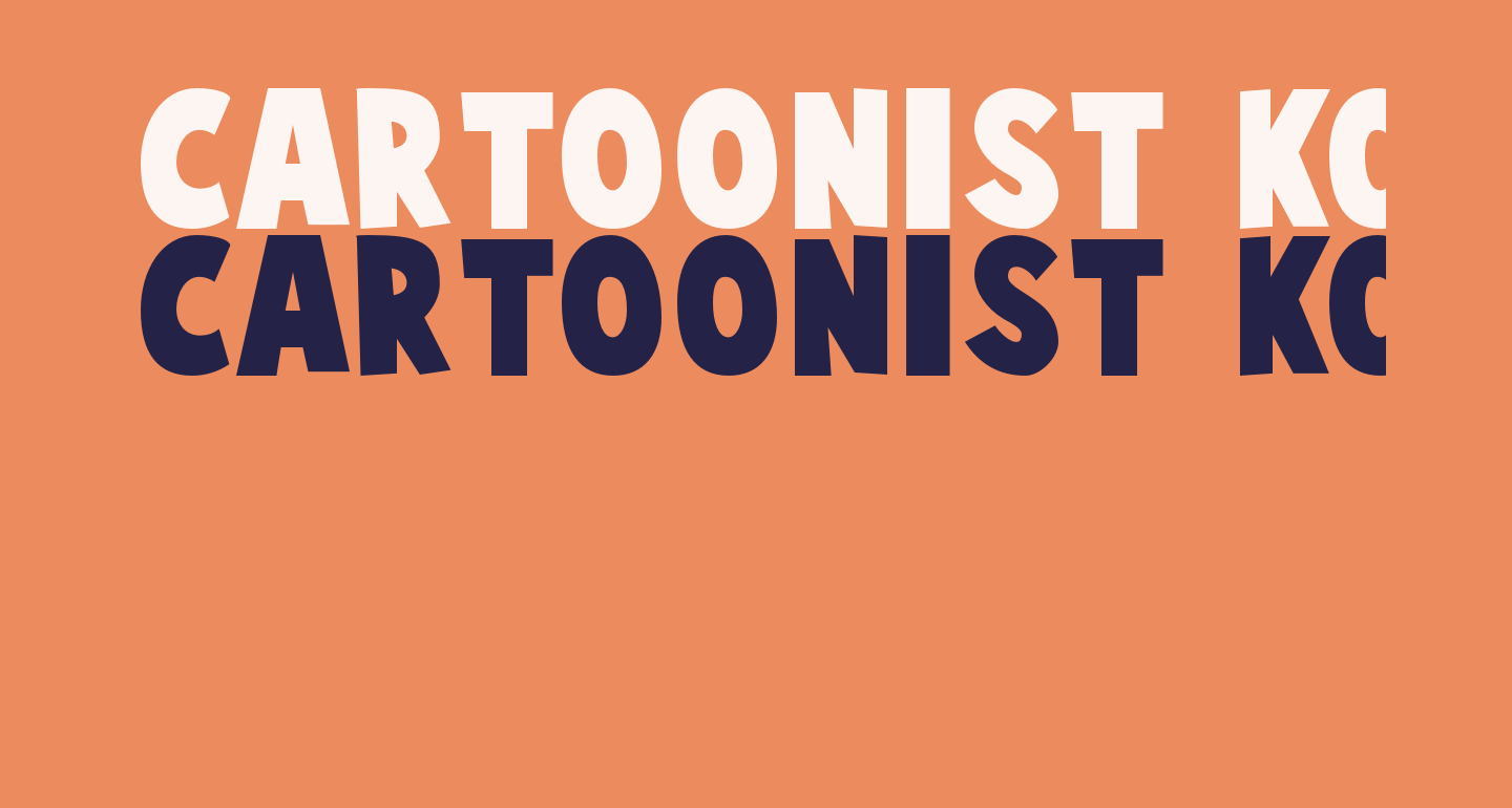 Cartoonist Kooky free Font - What Font Is