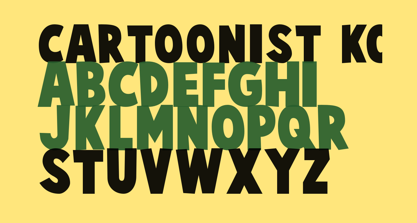 Cartoonist Kooky free Font - What Font Is