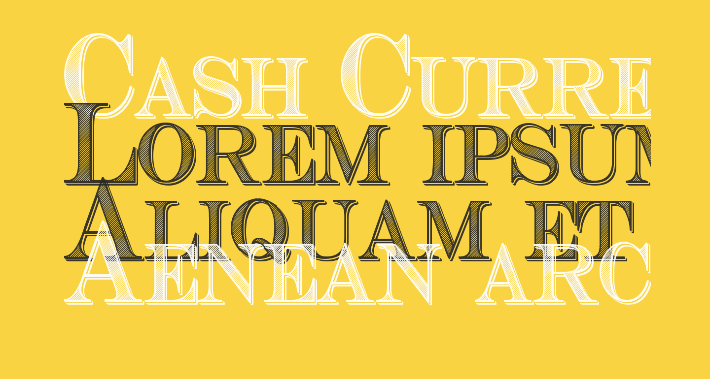 Cash Currency free Font - What Font Is
