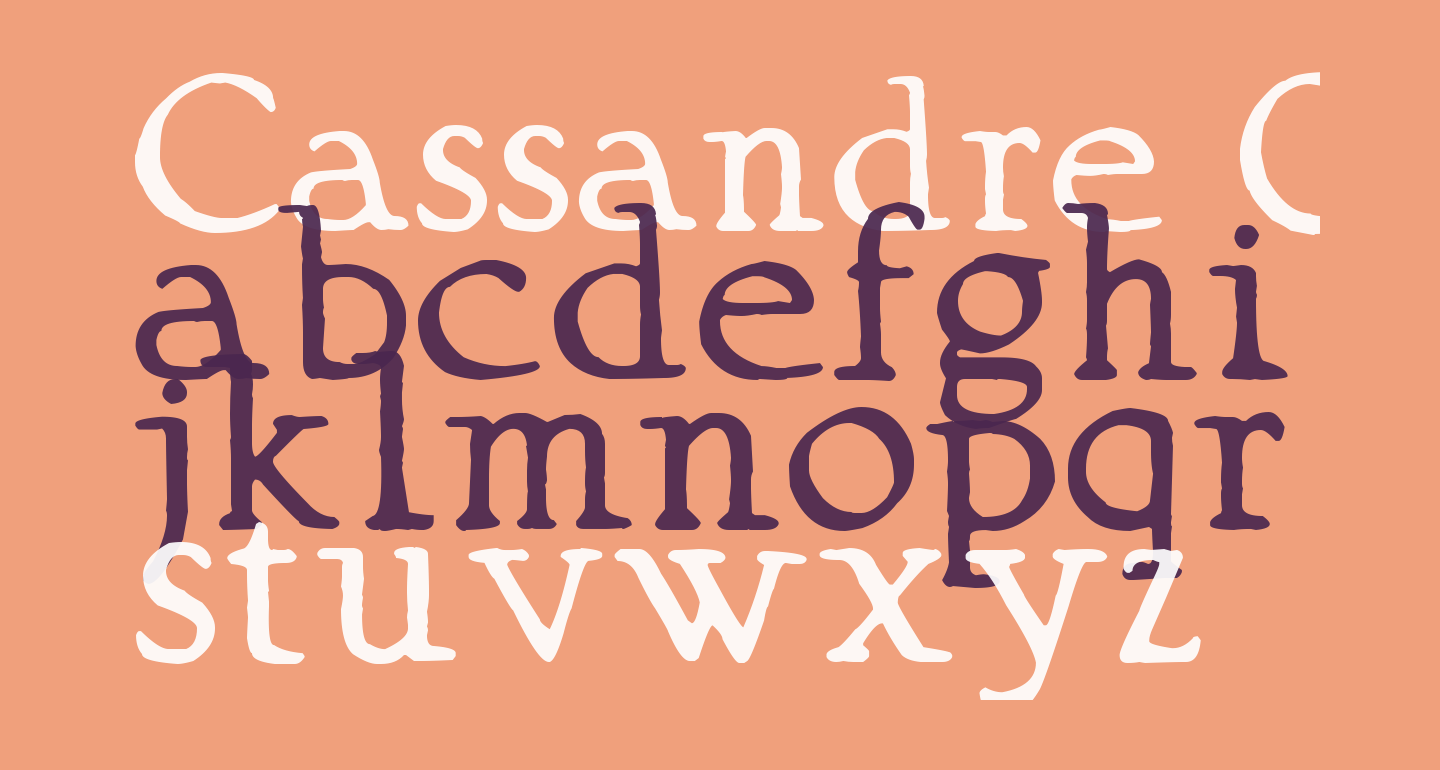 Cassandre Graphika free Font - What Font Is