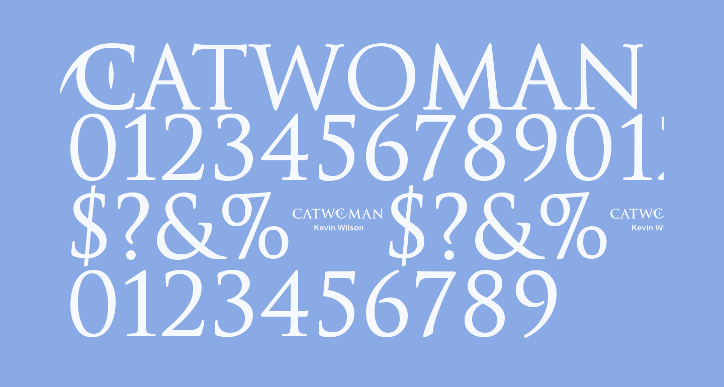 Catwoman free Font - What Font Is