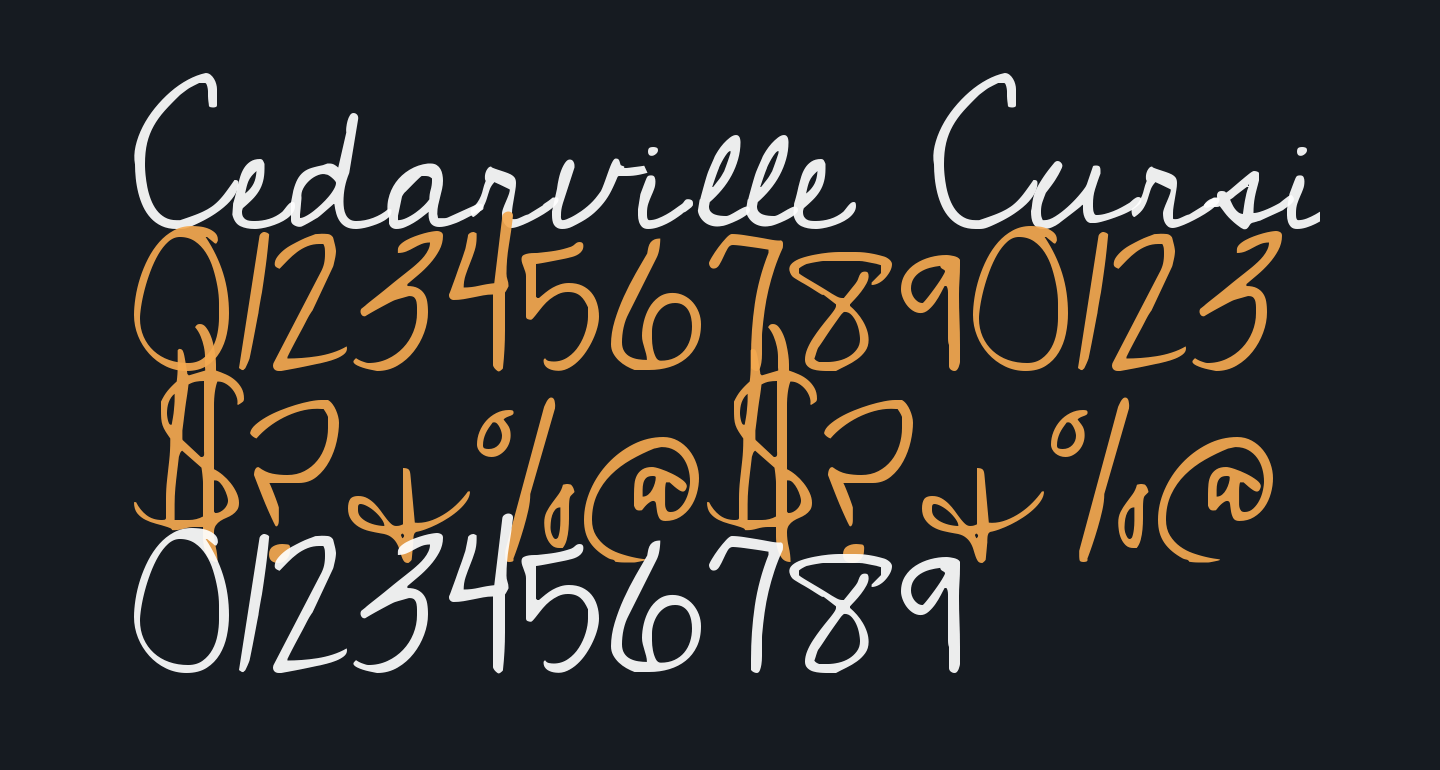 Cedarville Cursive free Font - What Font Is