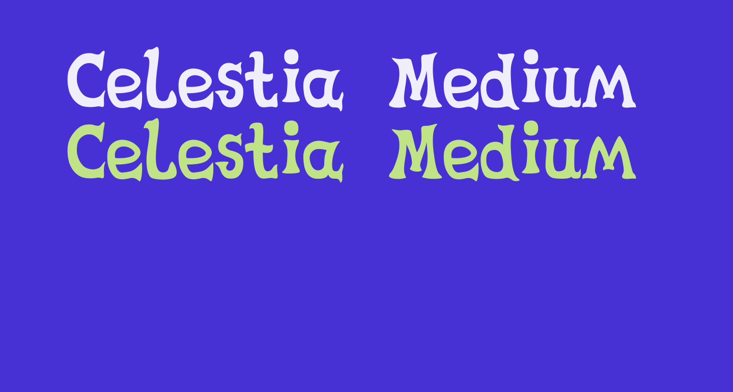 Celestia Medium Redux free Font - What Font Is