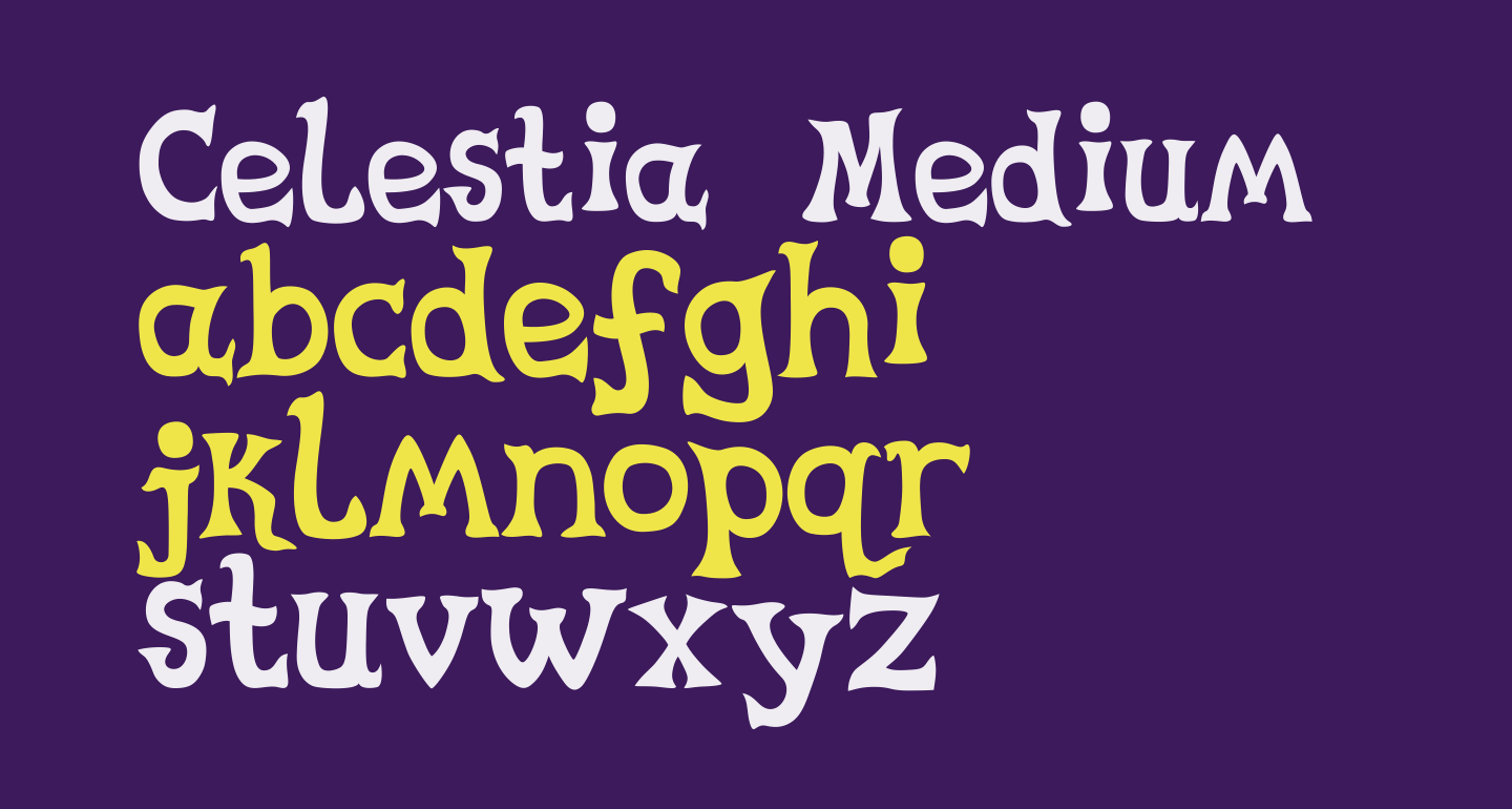 Celestia Medium Redux free Font - What Font Is