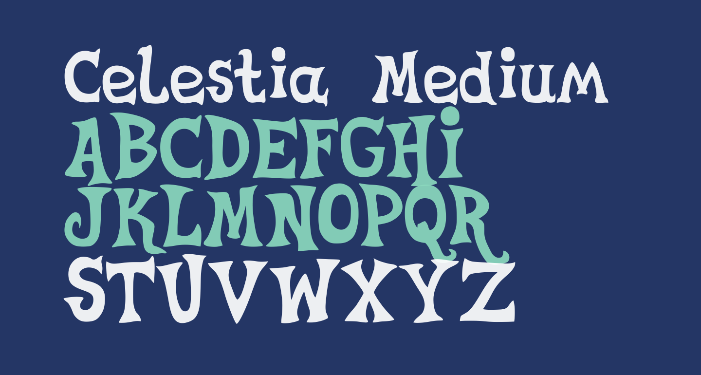 Celestia Medium Redux free Font - What Font Is