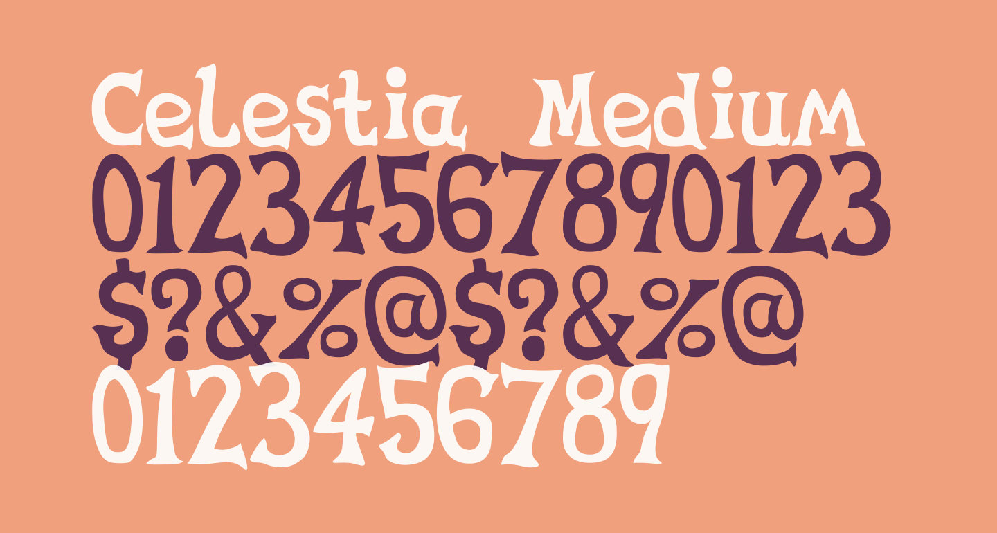 Celestia Medium Redux free Font - What Font Is