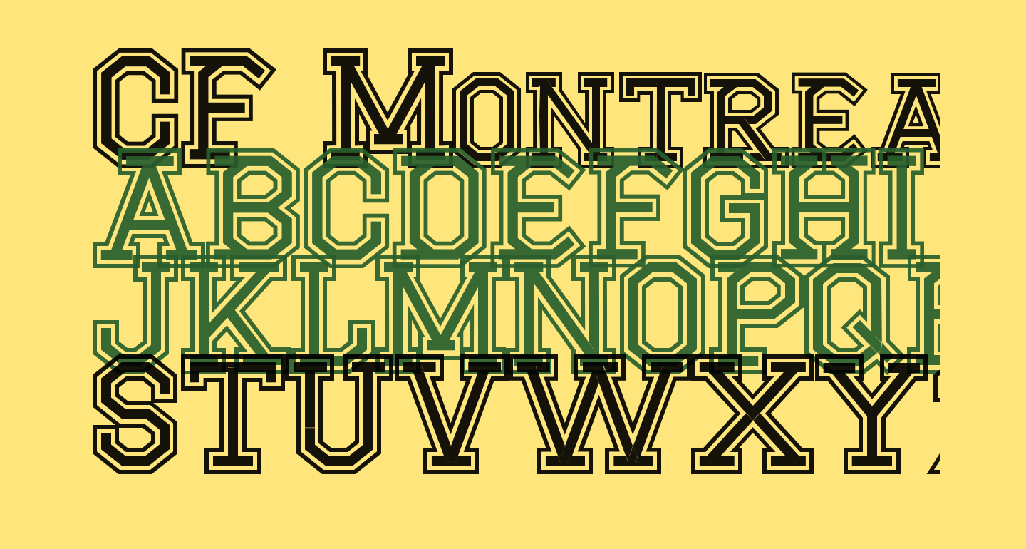 CF Montreal High School Regular free Font - What Font Is
