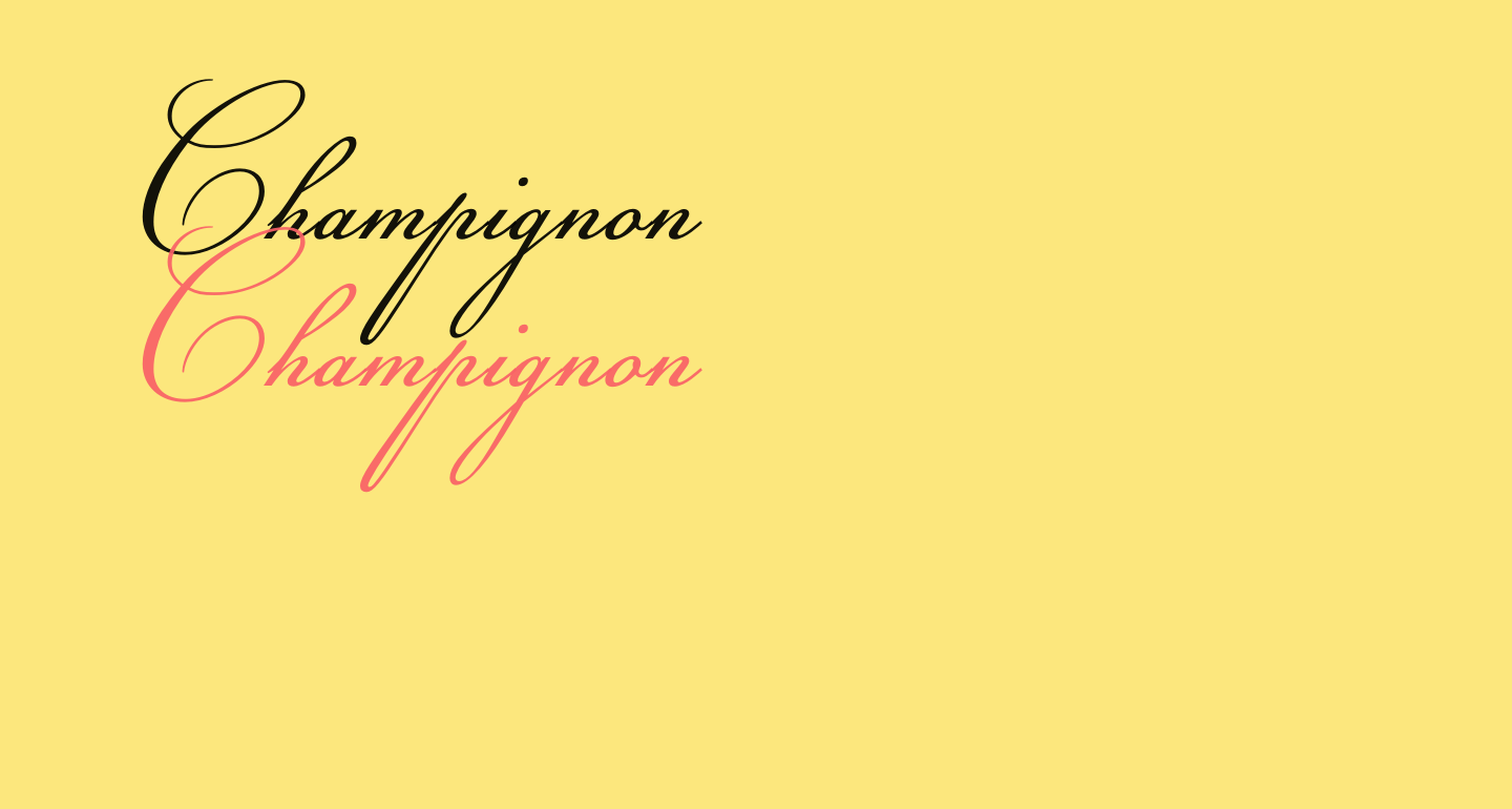 Champignon free Font - What Font Is