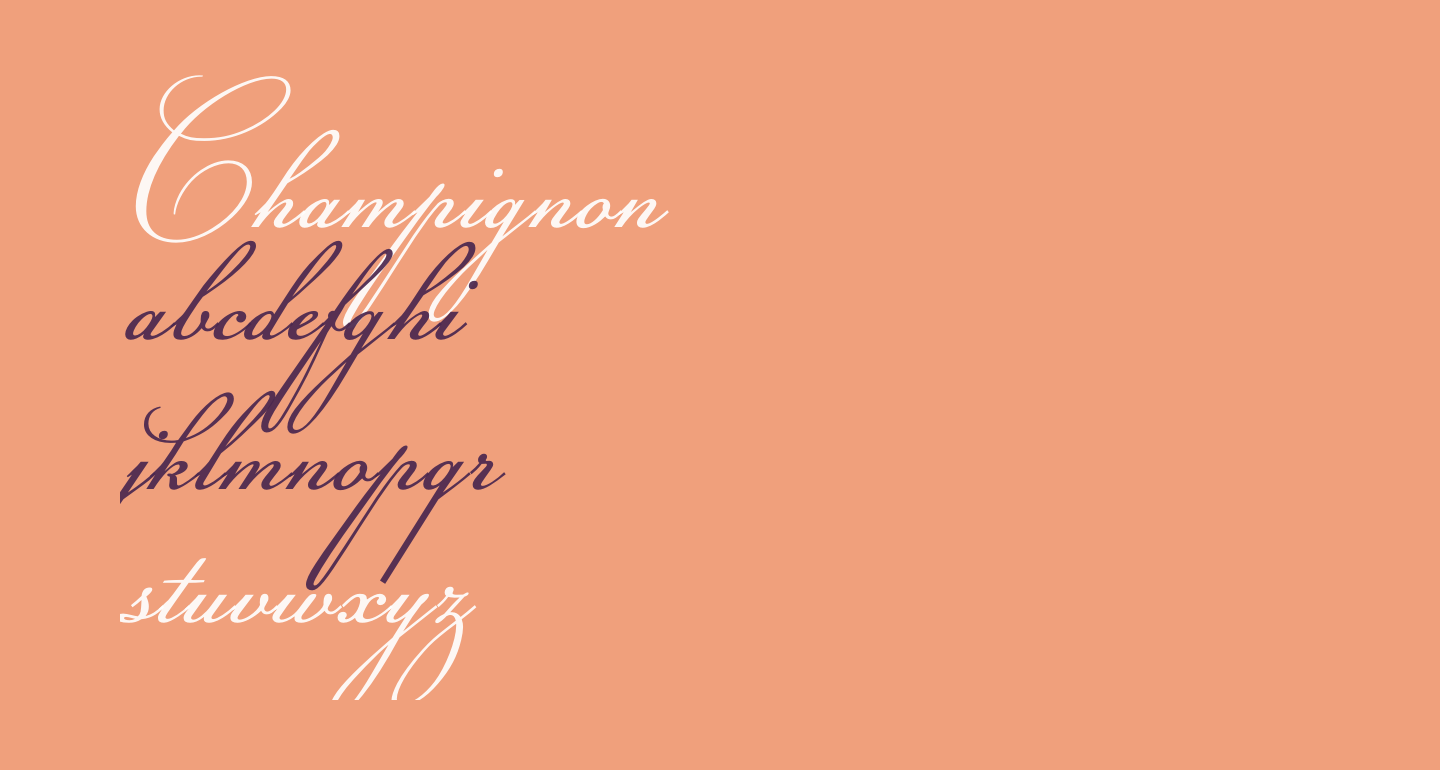 Champignon free Font - What Font Is