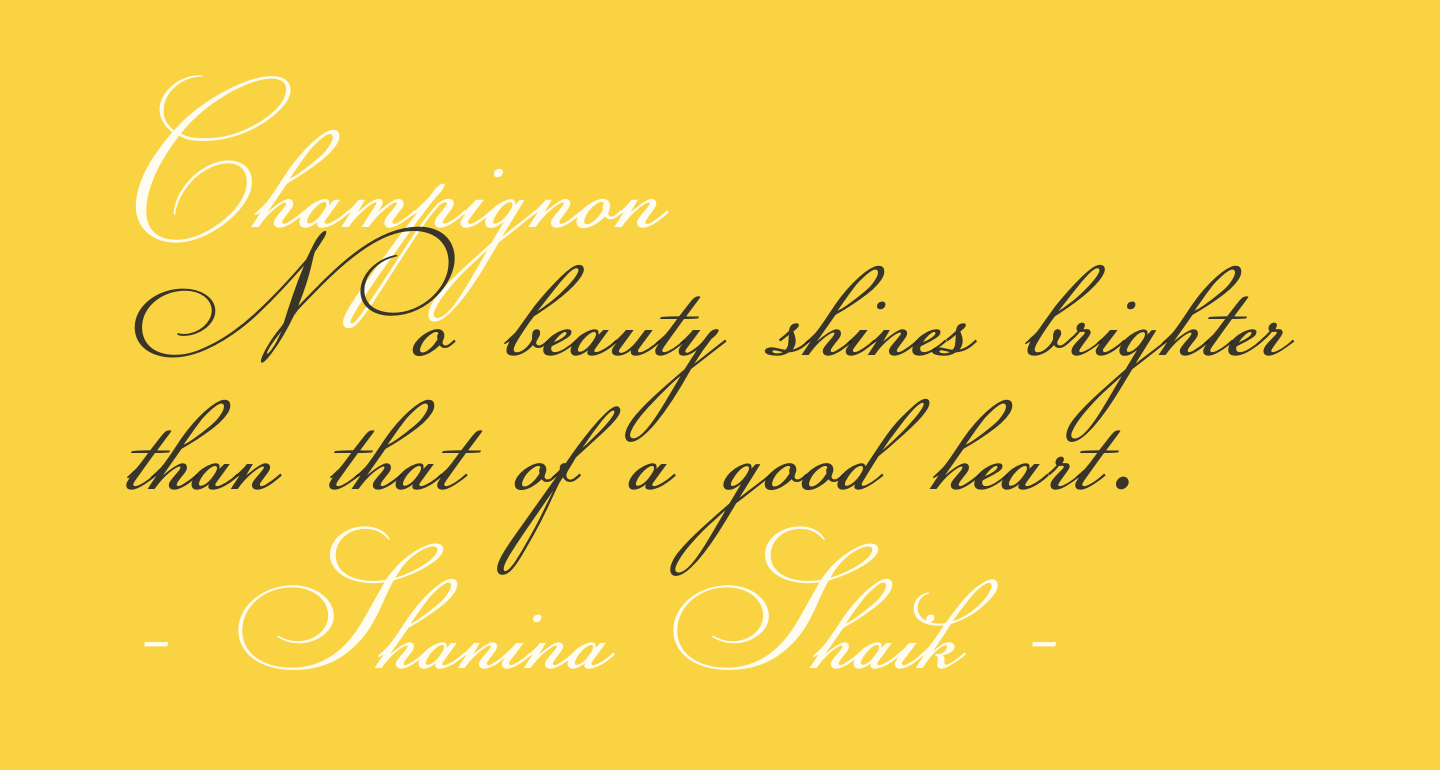Champignon free Font - What Font Is