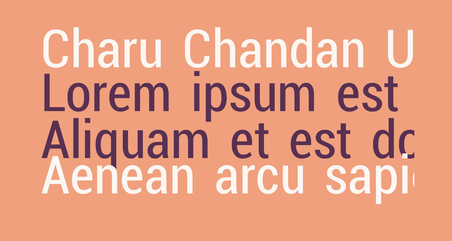 Charu Chandan Unicode free Font - What Font Is