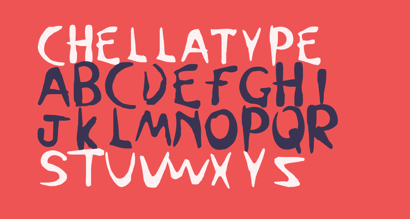 ChellaType free Font - What Font Is