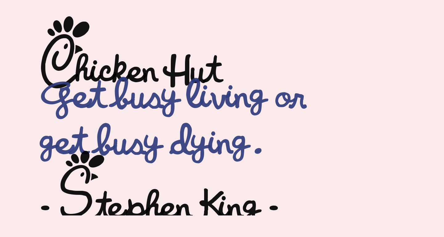 Chicken Hut free Font - What Font Is