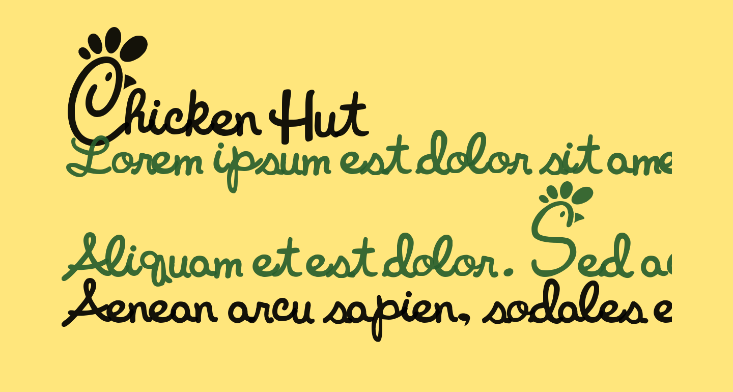 Chicken Hut free Font - What Font Is