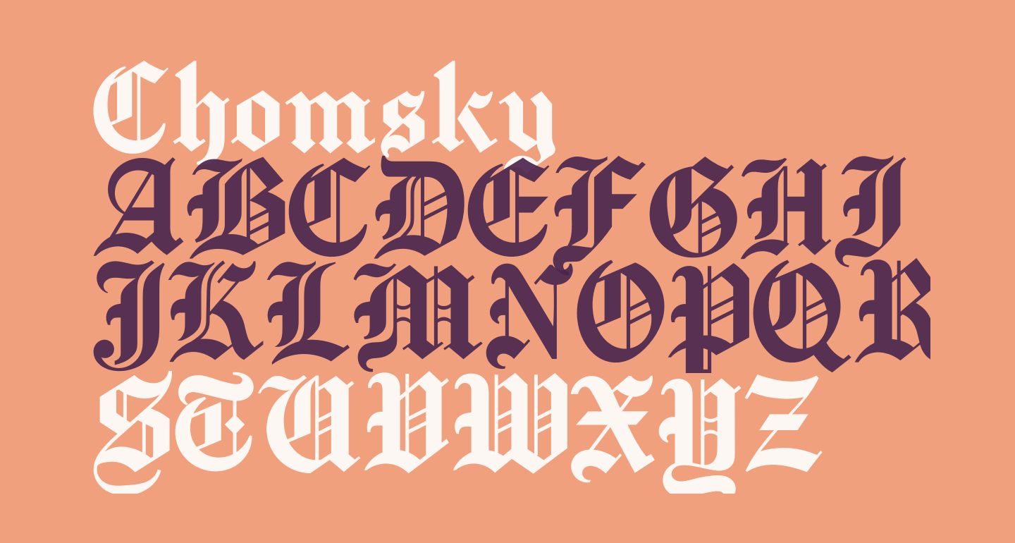 Chomsky free Font - What Font Is