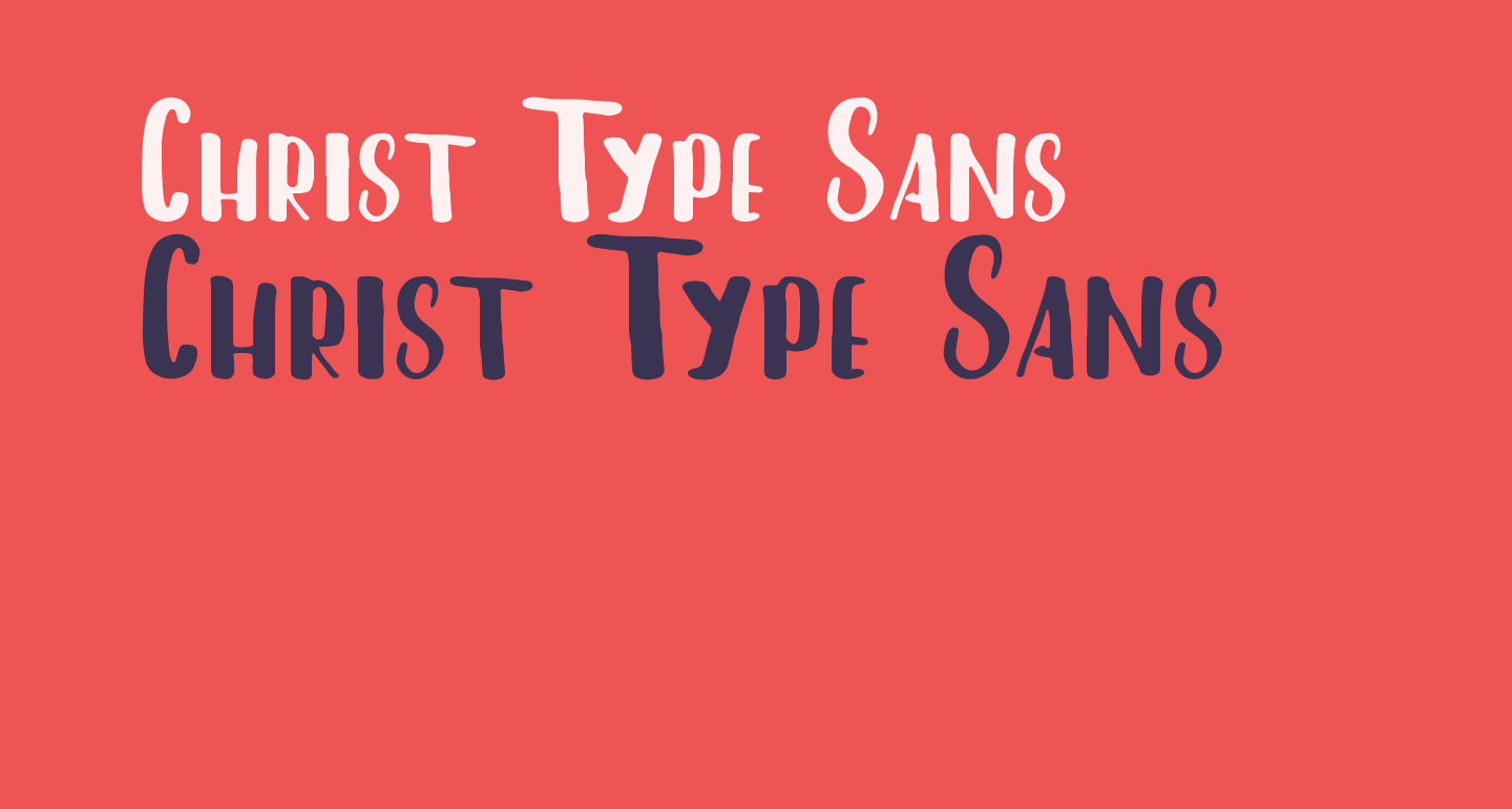 Christ Type Sans free Font - What Font Is
