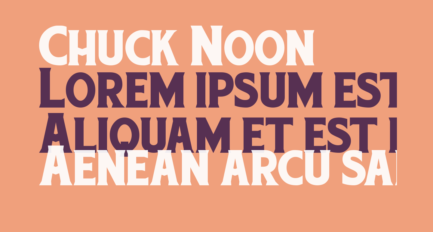 Chuck Noon free Font - What Font Is
