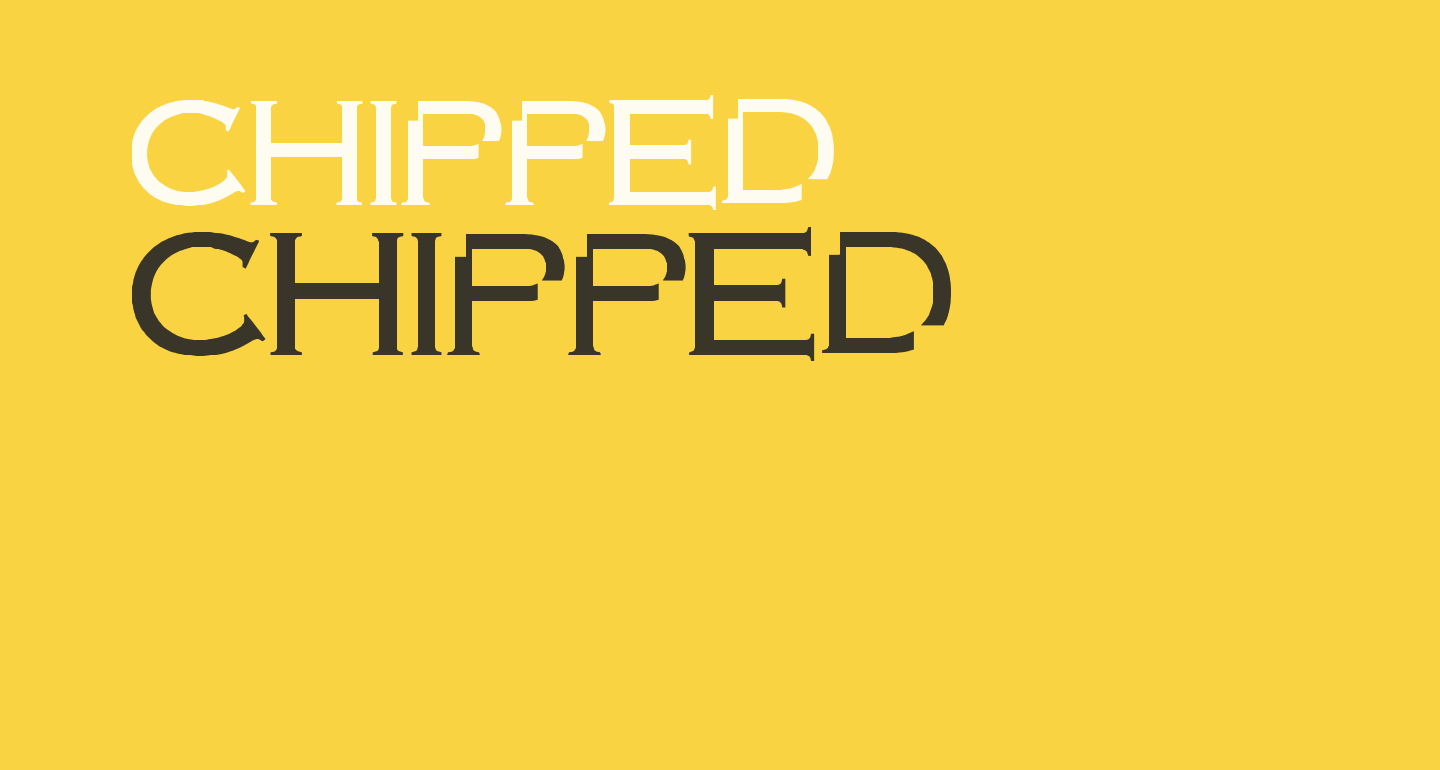 chipped free Font - What Font Is