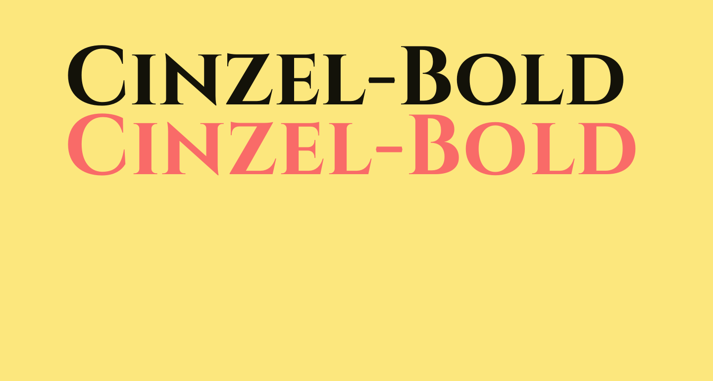 Cinzel-Bold free Font - What Font Is