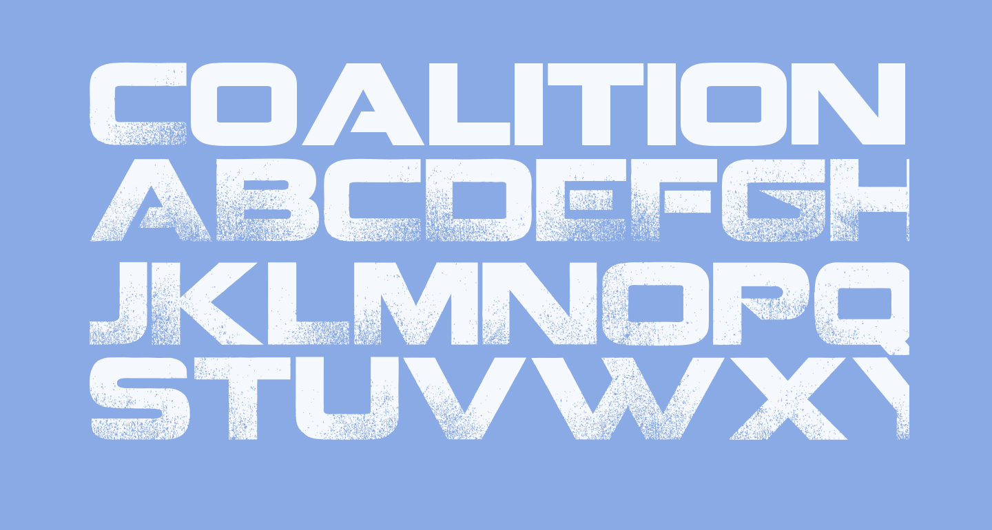 Coalition free Font - What Font Is