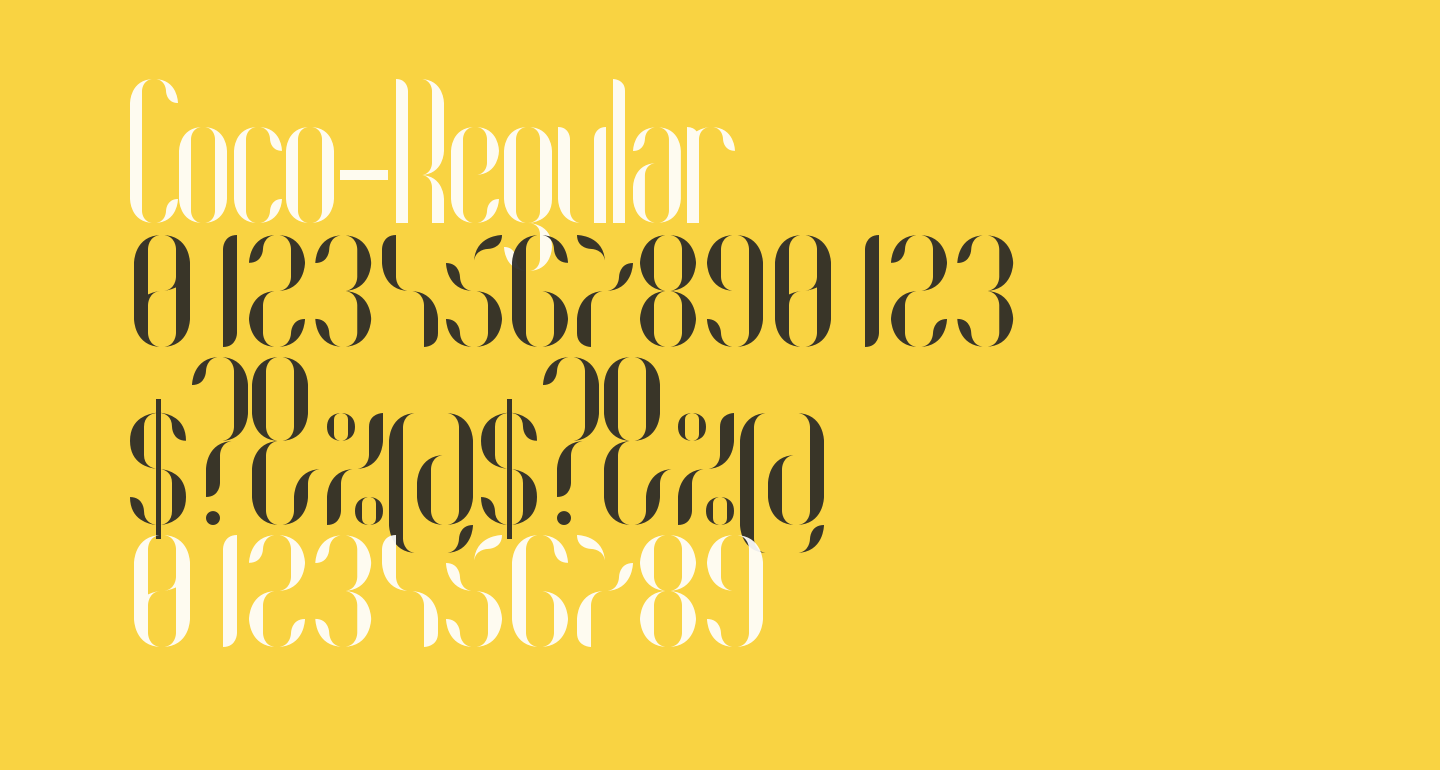 Coco-Regular free Font - What Font Is