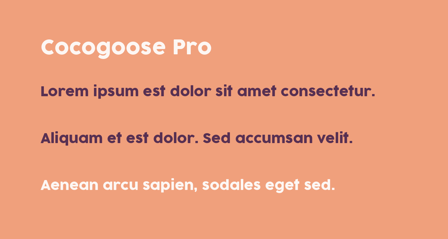 Cocogoose Pro free Font - What Font Is