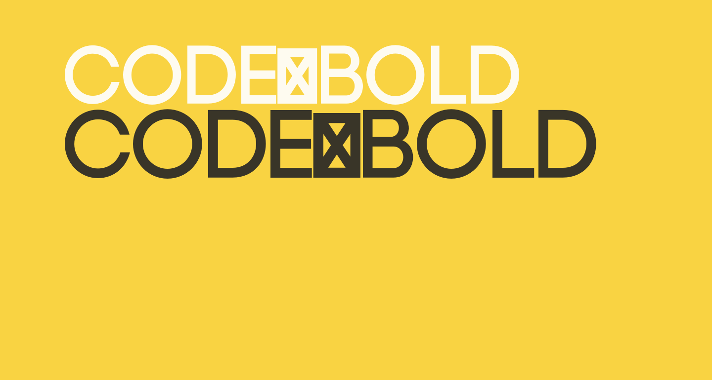 Code-Bold free Font - What Font Is