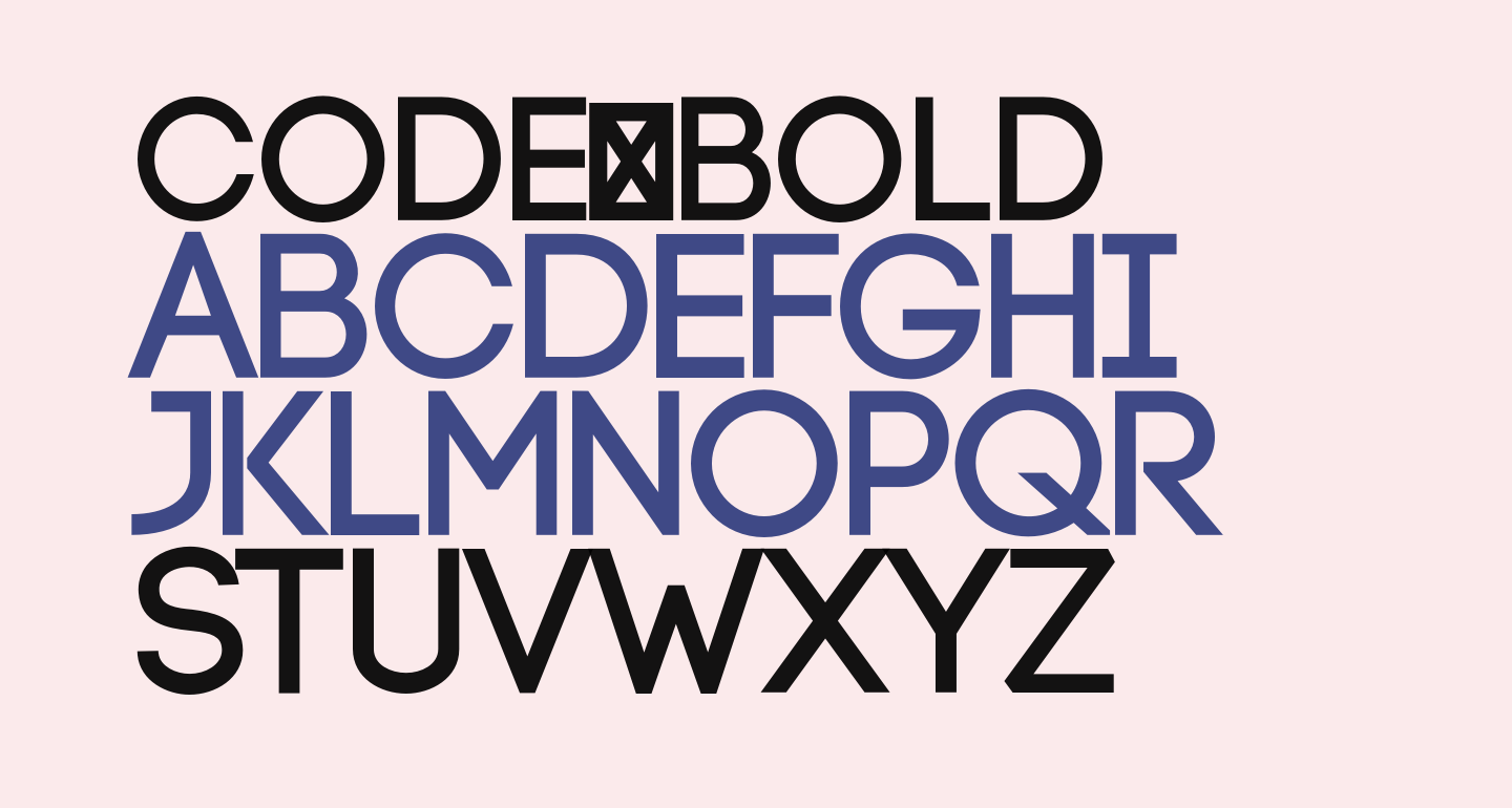 Code-Bold free Font - What Font Is