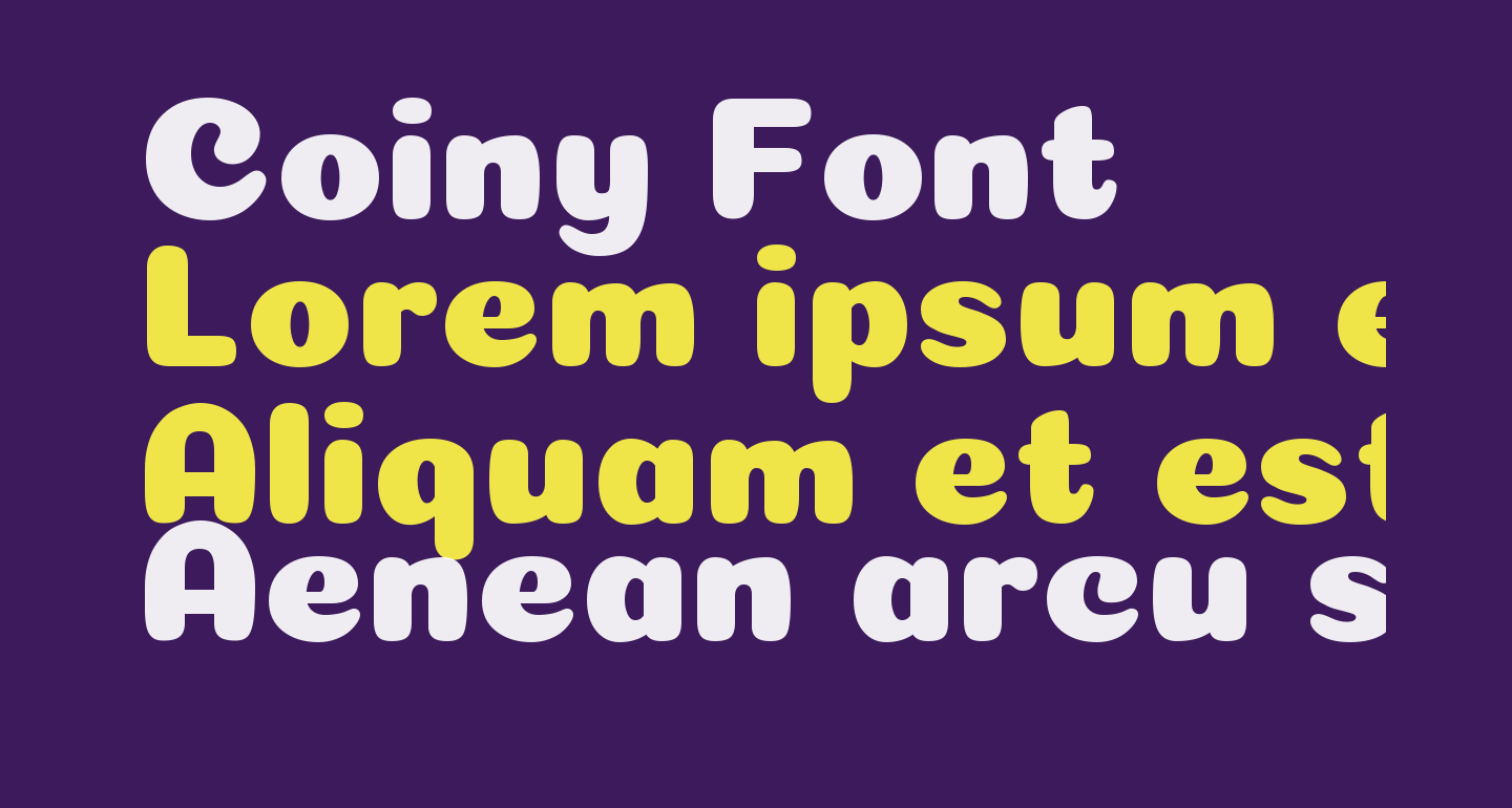 Coiny free Font - What Font Is