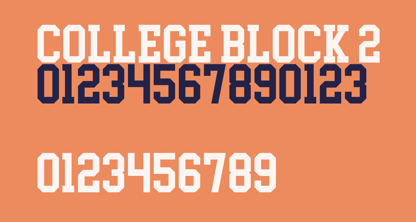 College Block 2.0 free Font - What Font Is