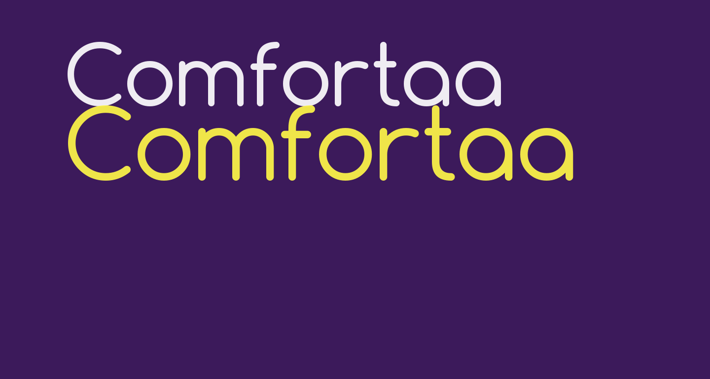 Comfortaa free Font - What Font Is