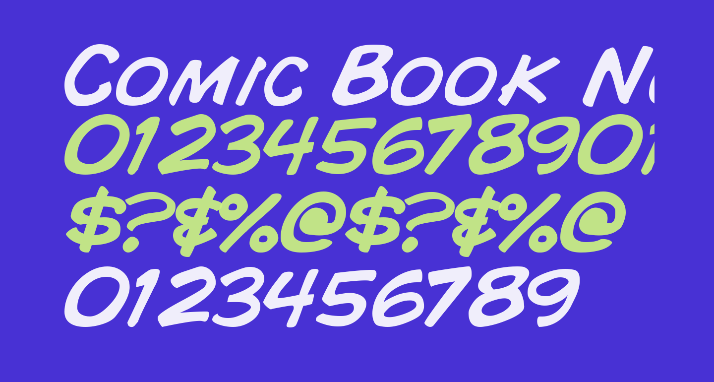 Comic Book Normal free Font - What Font Is