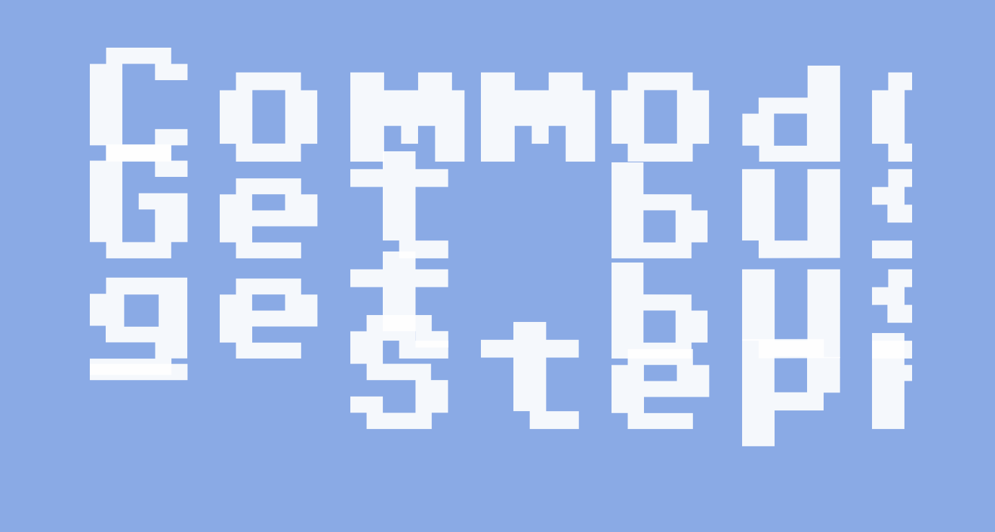 Commodore 64 free Font - What Font Is