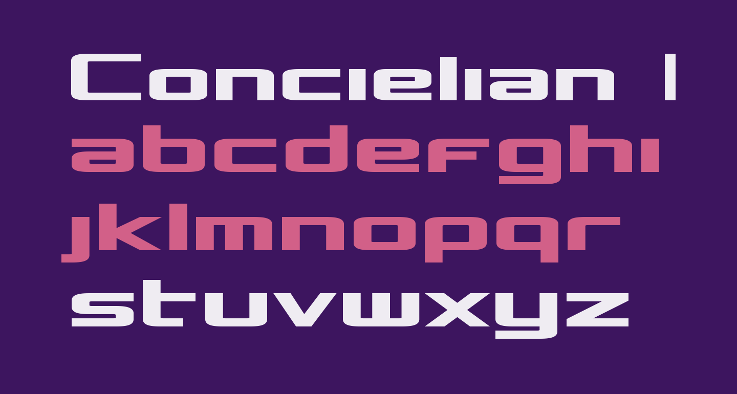 Concielian Bold free Font - What Font Is
