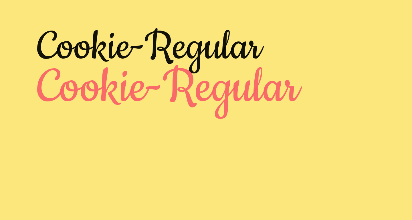 Cookie-Regular free Font - What Font Is