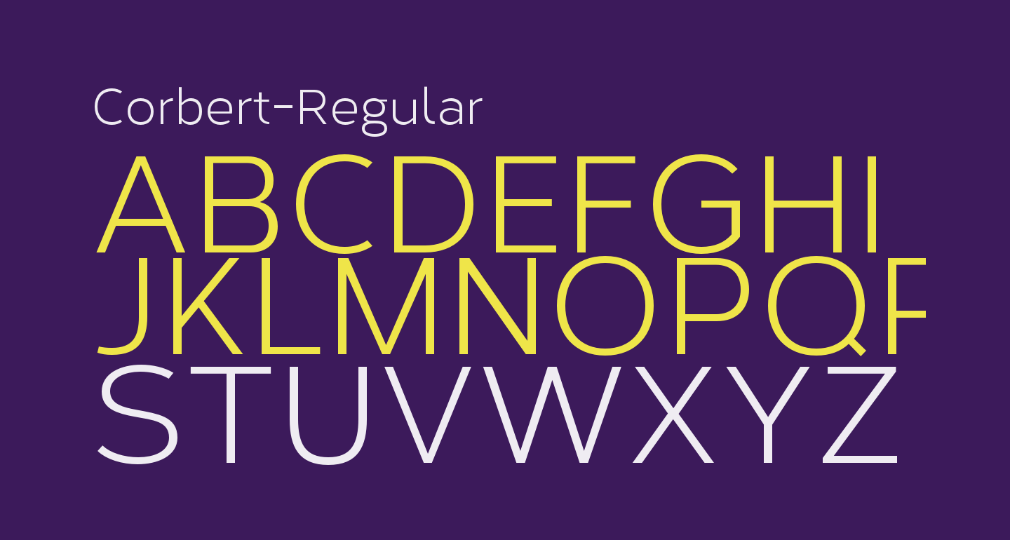 Corbert-Regular free Font - What Font Is