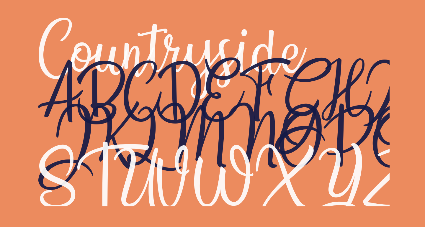 Countryside free Font - What Font Is
