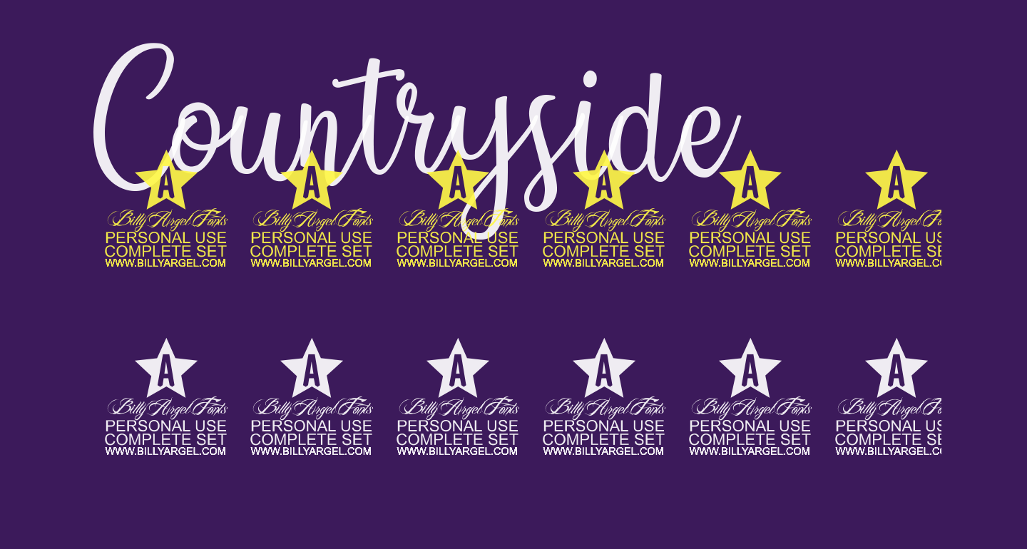 Countryside free Font - What Font Is