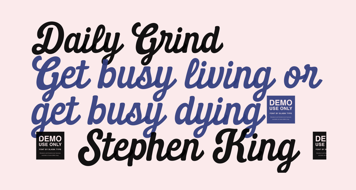 Daily Grind free Font - What Font Is
