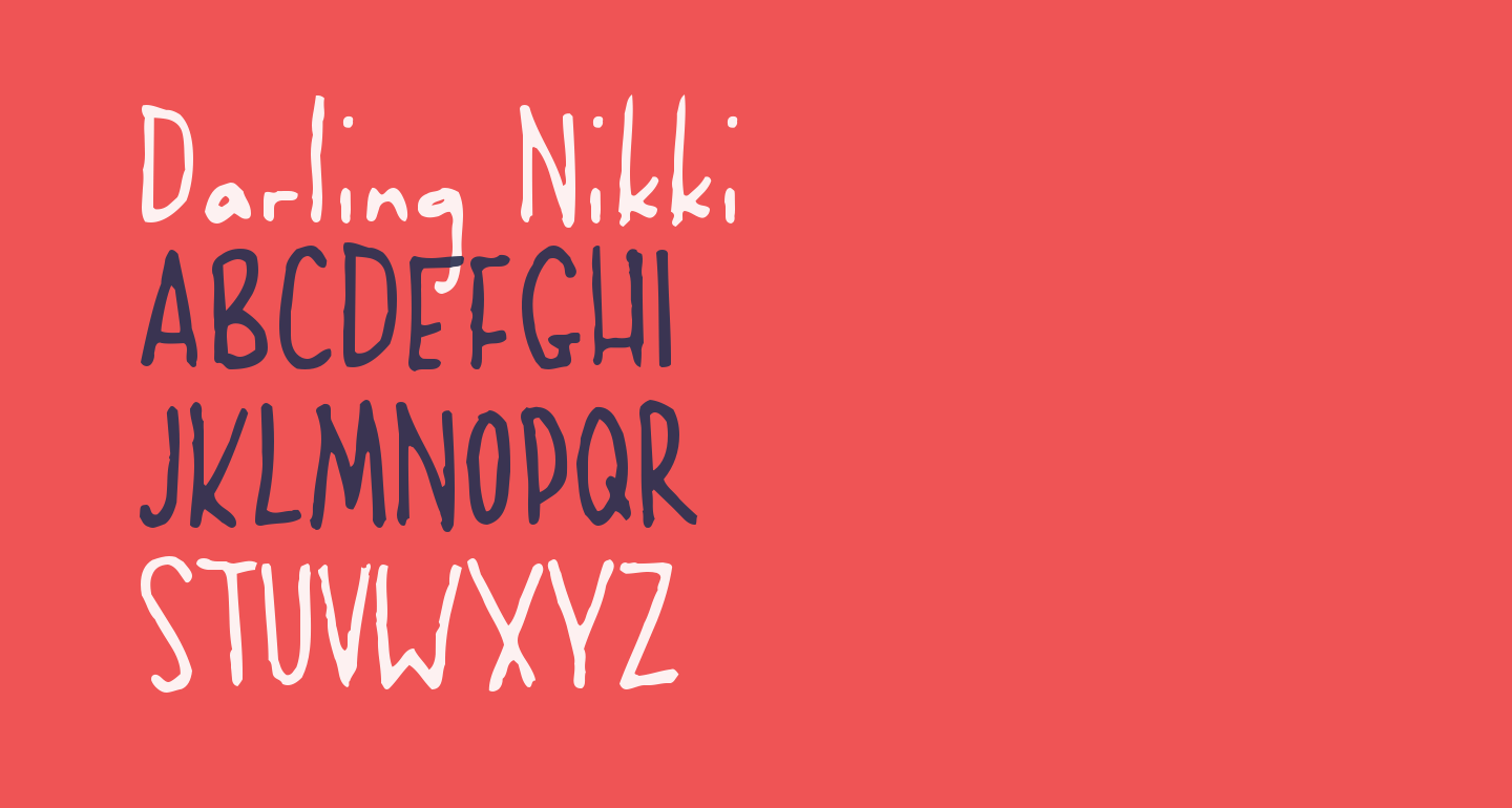 Darling Nikki free Font - What Font Is