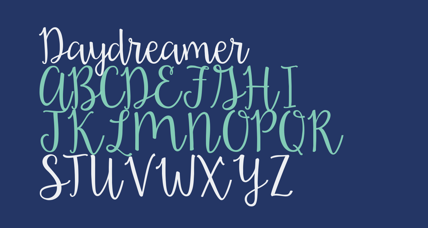 Daydreamer free Font - What Font Is