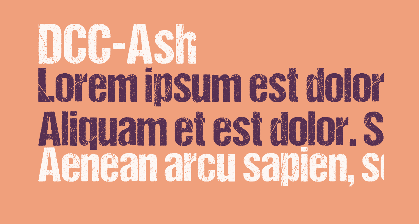 DCC-Ash free Font - What Font Is