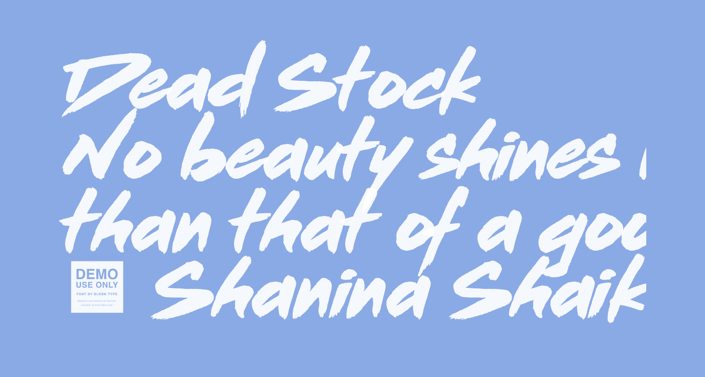 Dead Stock free Font - What Font Is