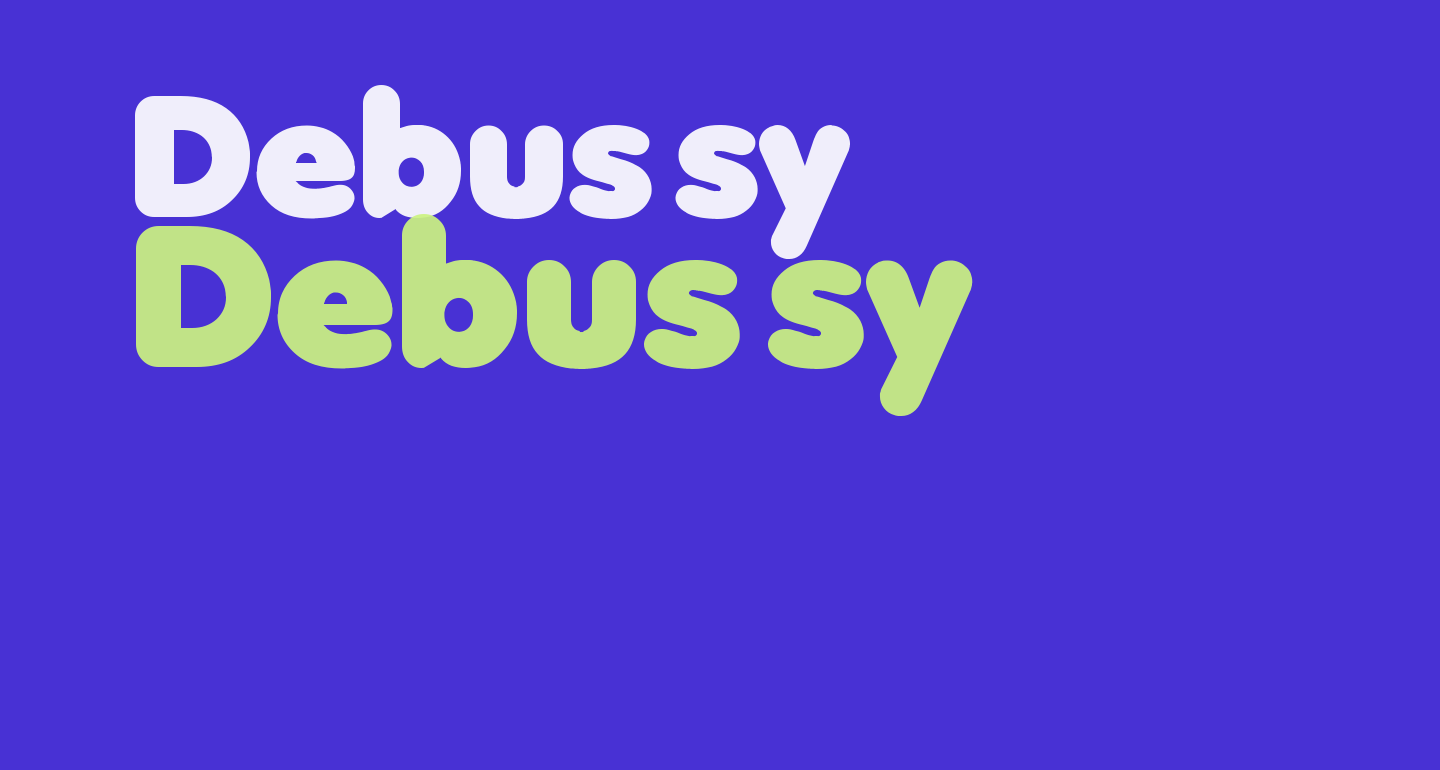 Debussy free Font - What Font Is