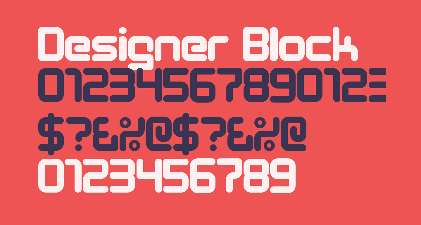 Designer Block free Font - What Font Is
