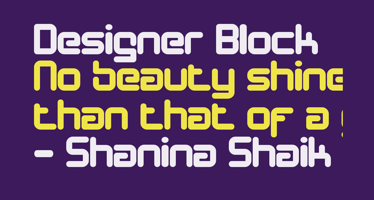 Designer Block free Font - What Font Is