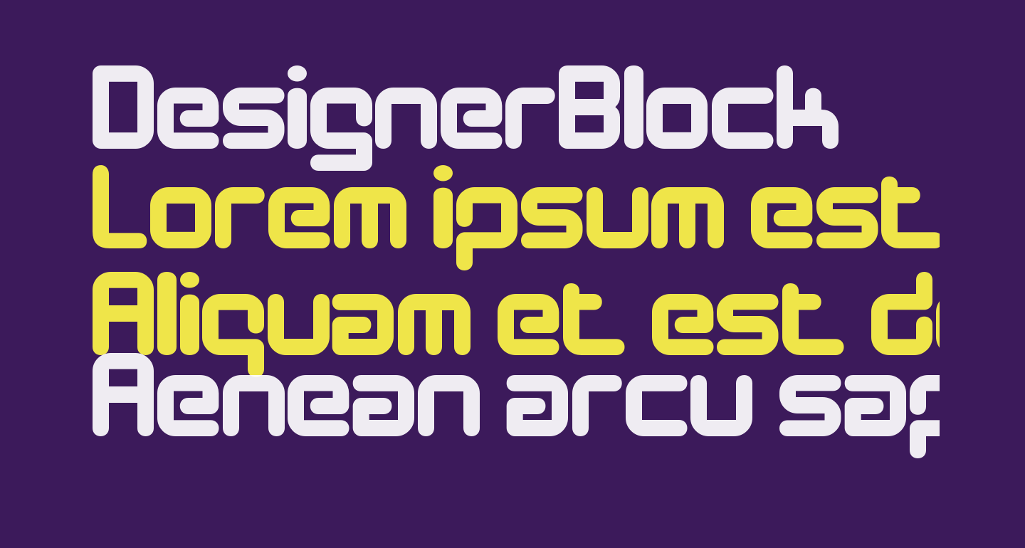 DesignerBlock free Font - What Font Is