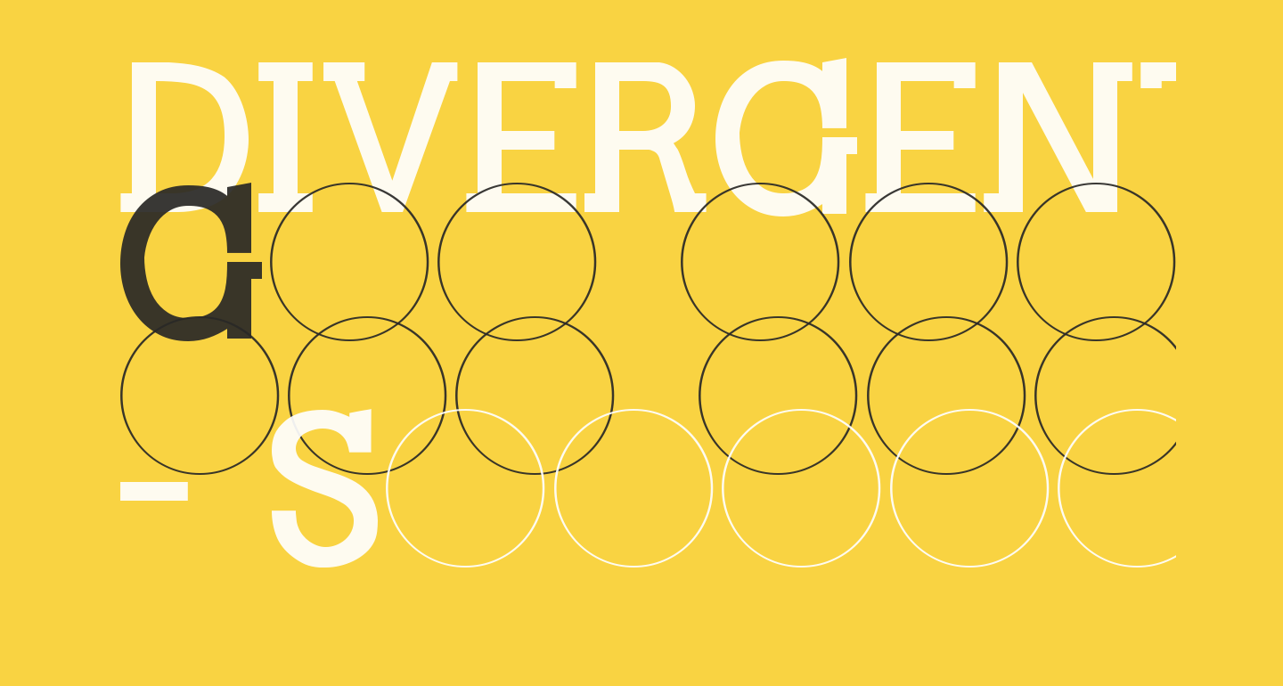 DIVERGENT free Font - What Font Is